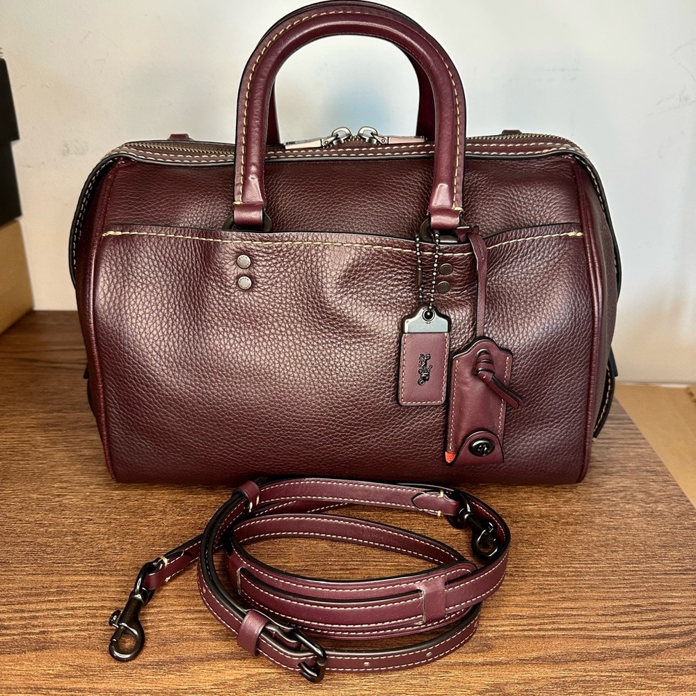 Coach 1941 Rogue Satchel In Oxblood - Gem